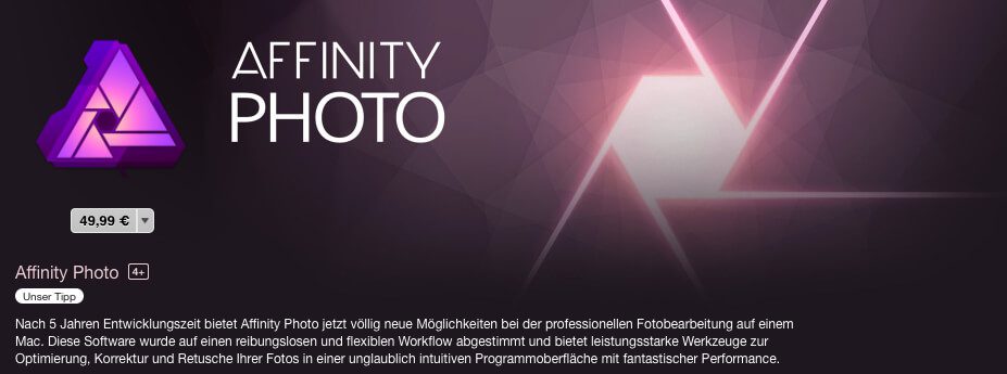 Affinity Photo: Ein deutsches Handbuch und Video Tutorials