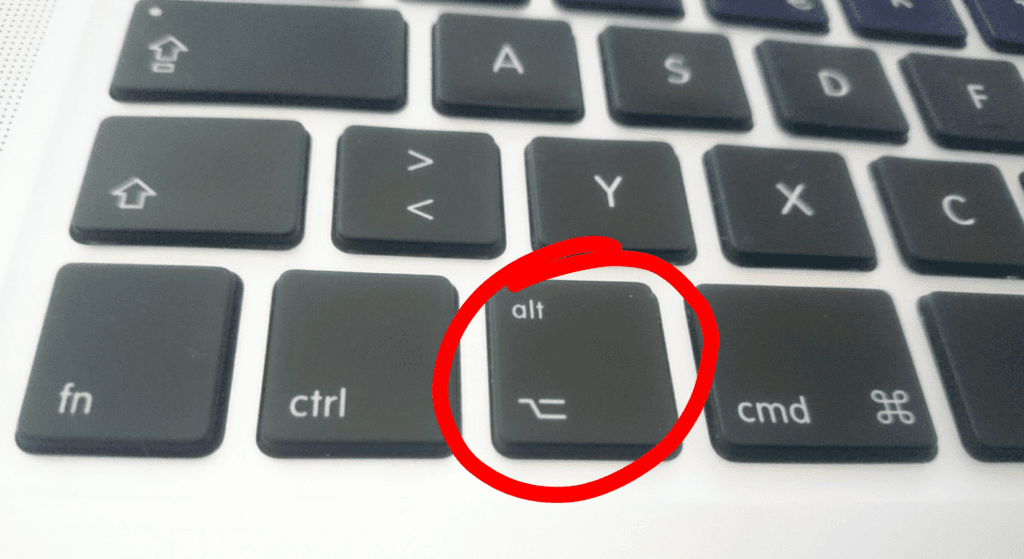 Wo ist die Mac Wahltaste, und wofür wird sie genutzt?