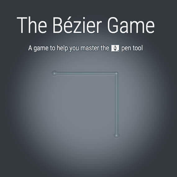 The Bézier Game: Bézierkurven in Illustrator zeichnen lernen