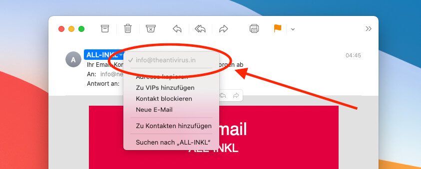 Phishing-Warnung: Webmail-E-Mail von ALL-INKL ist nicht echt