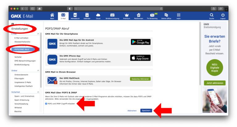 GMX Freemail Account auf dem iPhone zu Mail hinzufügen » Sir Apfelot