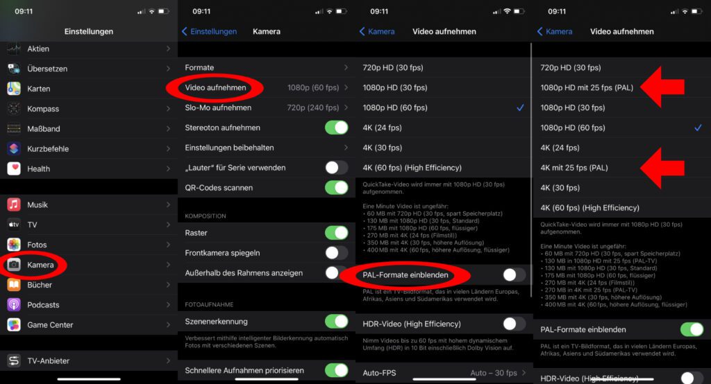 iPhone-Videos mit 25 fps aufnehmen: So geht’s! » Sir Apfelot